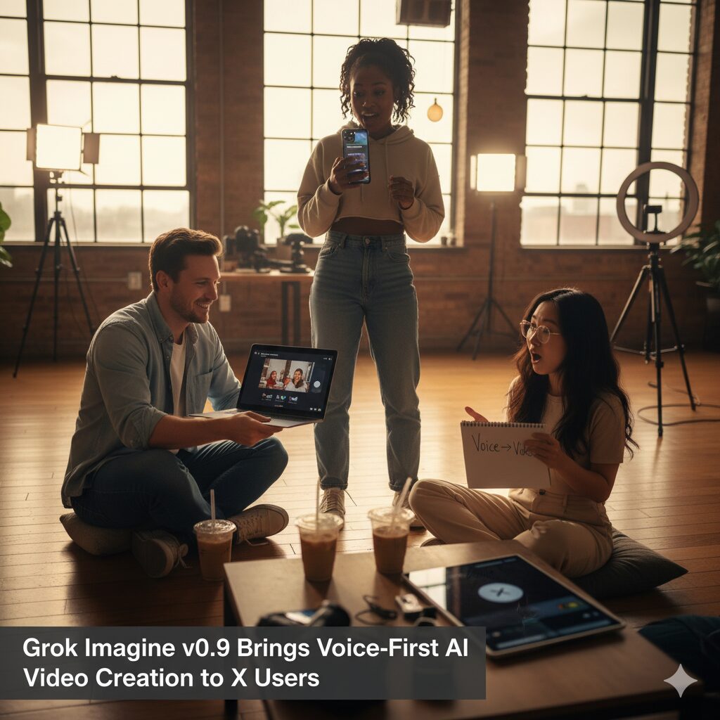 Grok Imagine v0.9 Brings Voice-First AI Video Creation to X Users