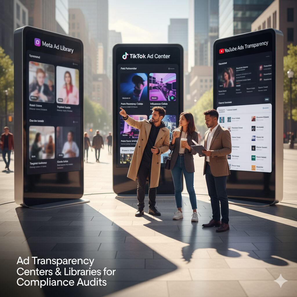 Ad Transparency Centers & Libraries for Compliance Audits