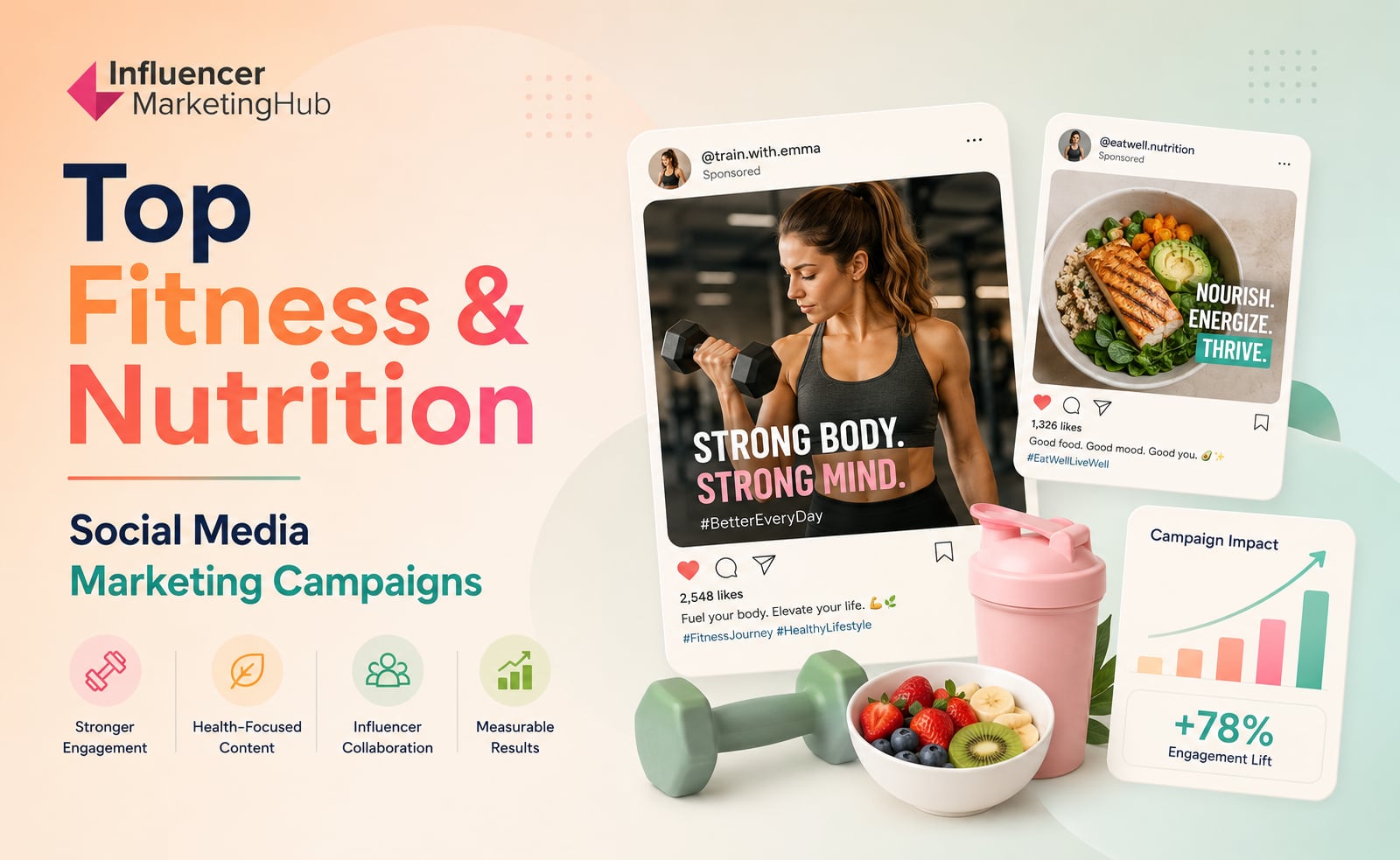 Top Fitness & Nutrition Social Media Marketing Campaigns | Influencer ...
